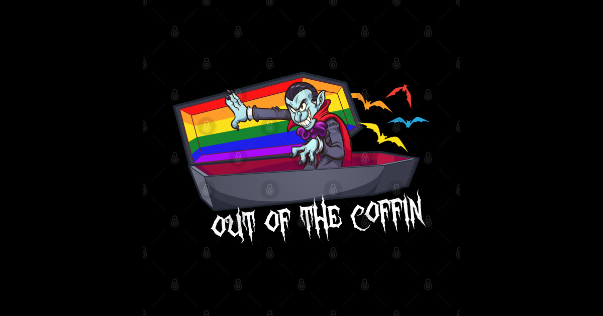 Funny Pride Vampire LGBT Halloween - Lgbt Halloween - Magnet | TeePublic