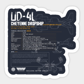 UD-4L Cheyenne Dropship - Powerloader - Posters and Art | TeePublic