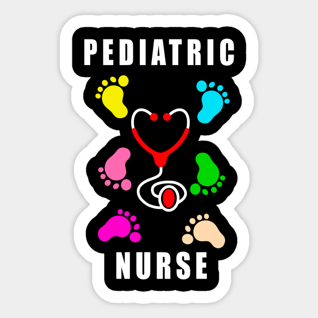 Pediatric Nurse Cute Gift Idea - Pediatric Nurse - Sticker | TeePublic