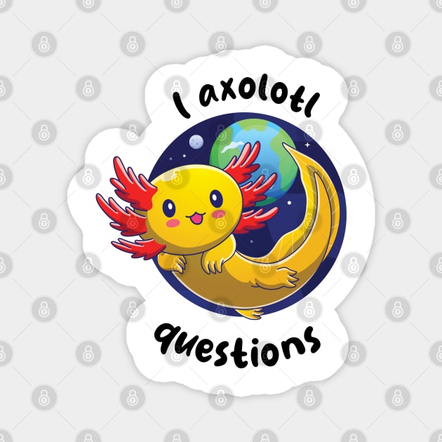 I ask Axolotl questions - gold axolotl (on light colors) - Axolotl ...