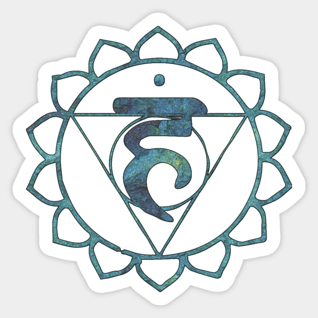 Throat Chakra - Tarotbywhacky - Sticker | TeePublic