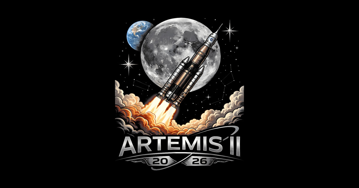 Artemis II Launch To The Moon Space Mission 2026 - Artemis 2026 - Mug ...