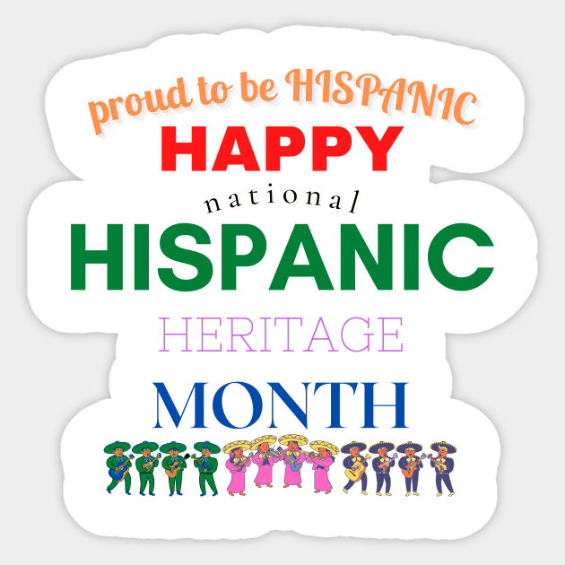 Proud to be Hispanic, Hispanic Heritage Month Gift and Matching Shirt ...