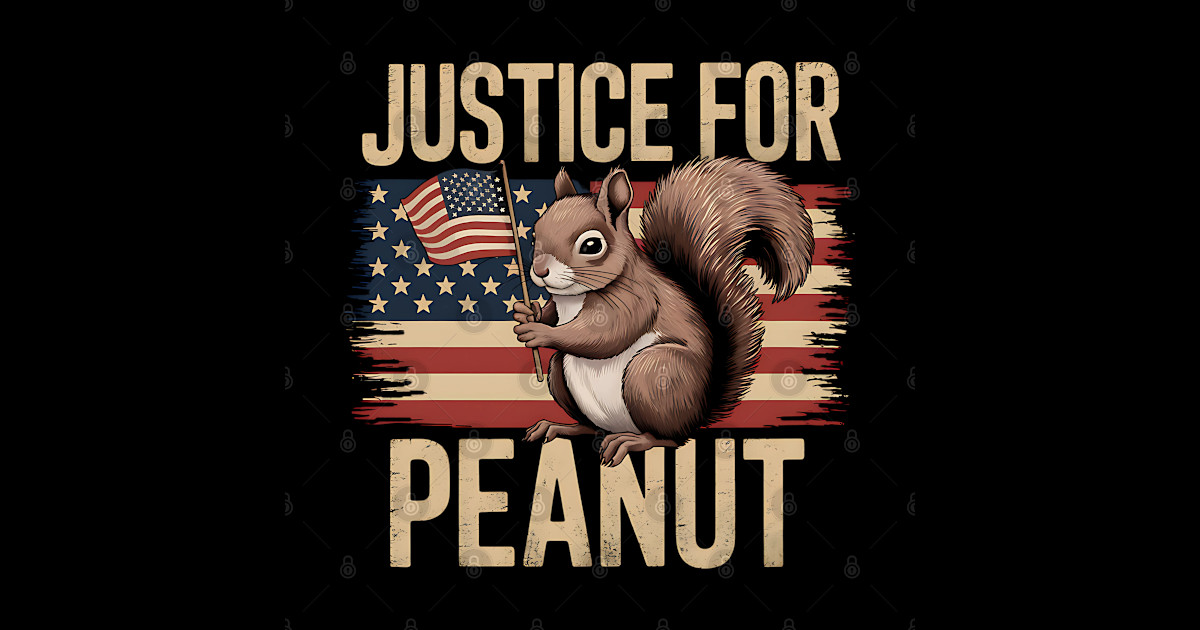 Justice-For-Peanut - Justice For Peanut - Sticker | TeePublic