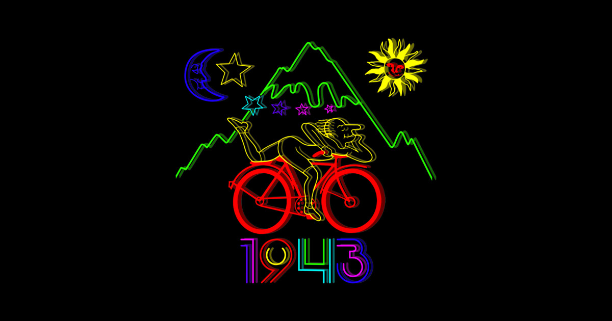 Bicycle Day 1943 Lsd Creator Acid Trip - Lsd Trip - Sticker | TeePublic