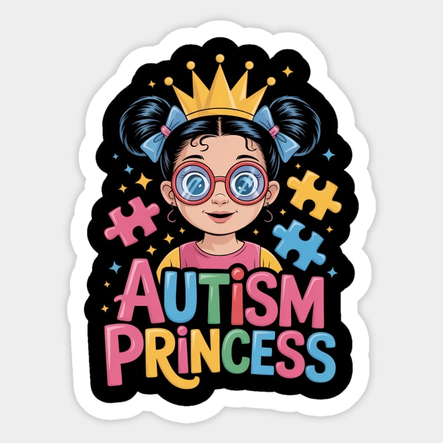 Autism Princess Afro Girls Bow Daughter Autism Awareness - Autism ...