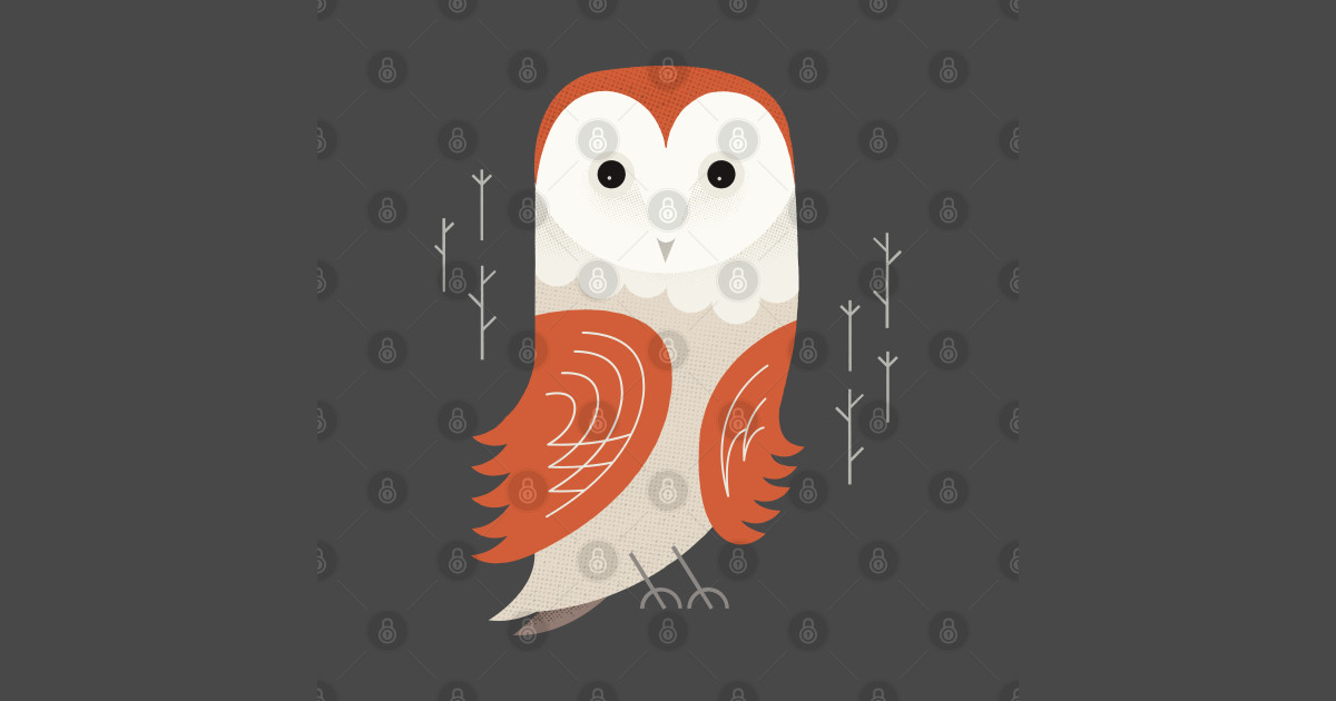 Barn Owl, Bird of United Kingdom - Barn Owl - T-Shirt | TeePublic
