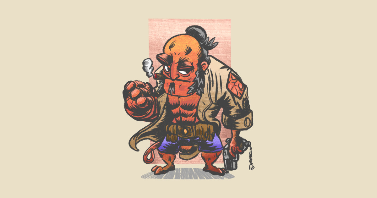 Hellboy Ain't Havin' It - Hellboy - T-Shirt | TeePublic