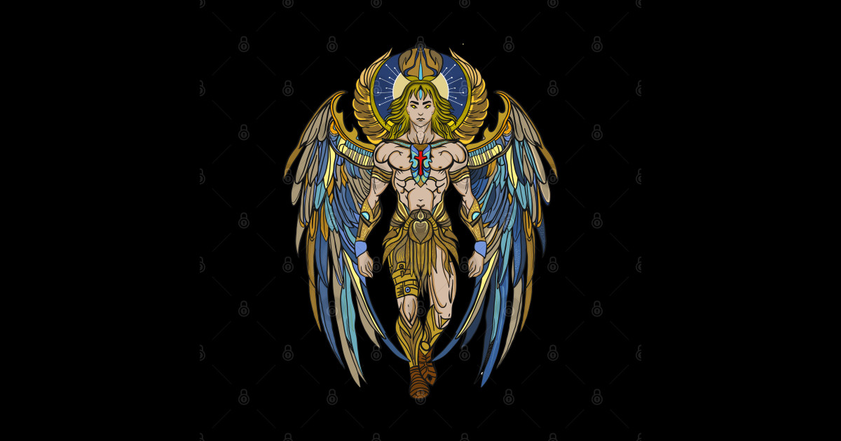 Archangel Michael highest ranking angel of heaven - Angel - Sticker ...