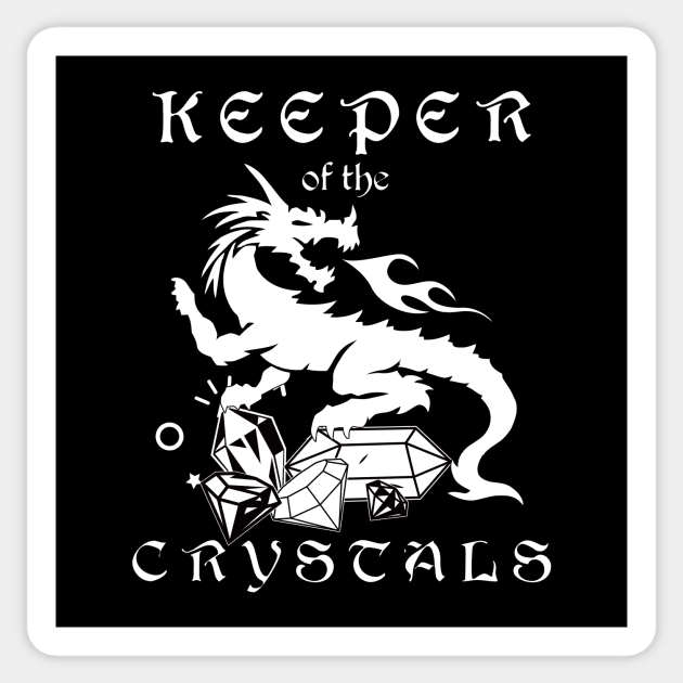Keeper of the Crystals - Crystal Gems - Sticker | TeePublic