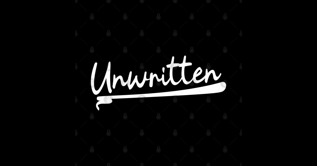 Unwritten - Music Lyrics - Sticker | TeePublic