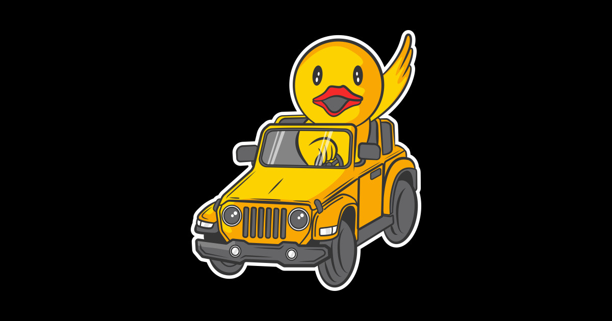 Duck duck jeep - Duck Duck Jeep - Sticker | TeePublic