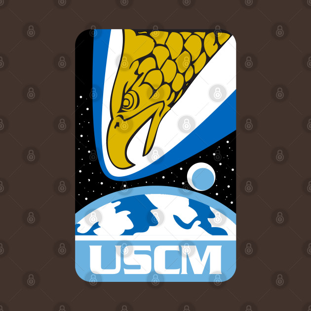 USCM Colonial Marines - Aliens - T-Shirt | TeePublic