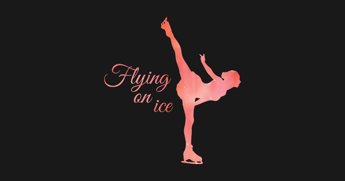 Figure skating - Ice skating girl - pink arabesque pose - ice skater ...