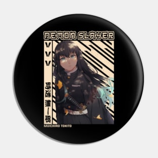 Demon Slayer Muichiro Tokito Pins and Buttons for Sale | TeePublic