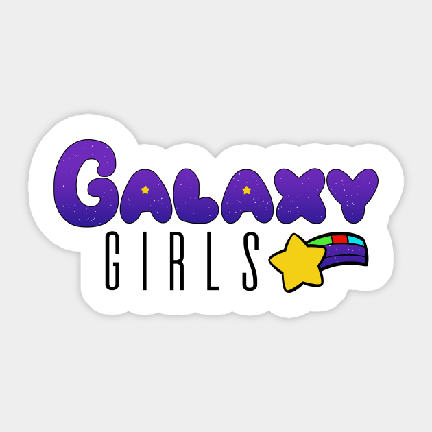 Galaxy Girls Logo - Galaxy - Sticker | TeePublic