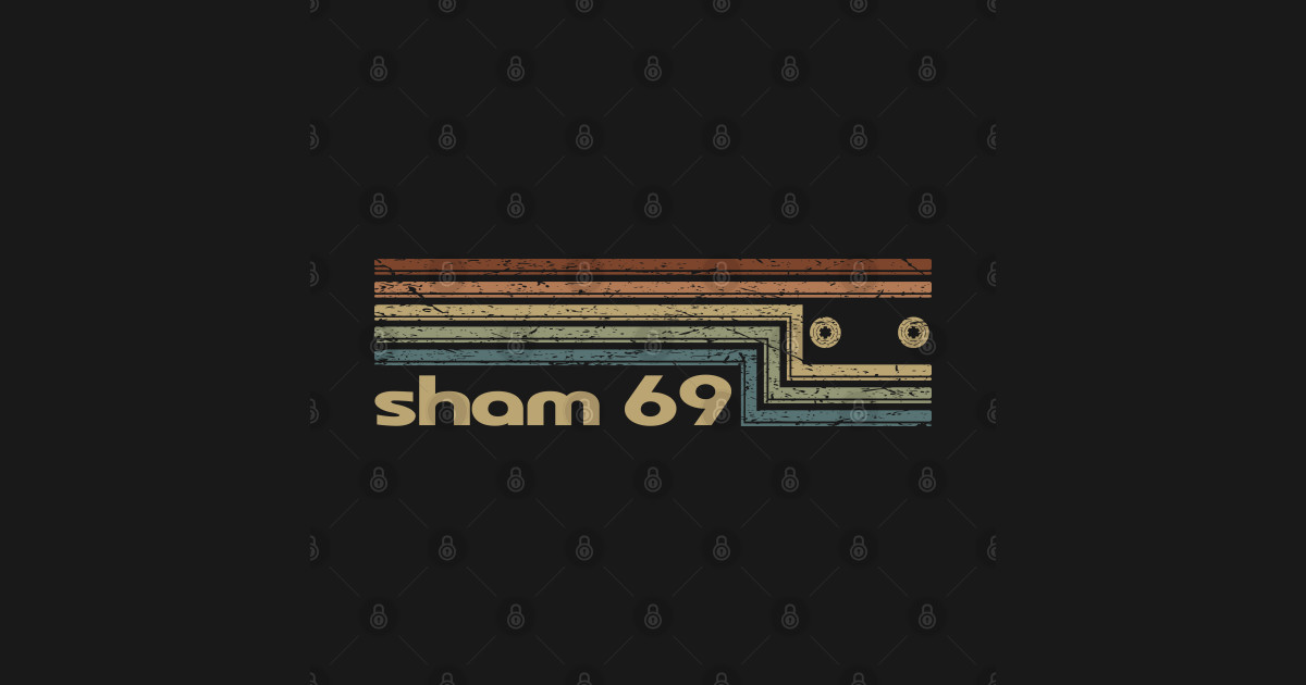 Sham 69 Cassette Stripes - Musician - T-Shirt | TeePublic