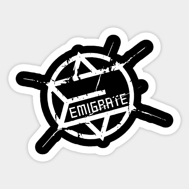 The-Emigrate - Emigrate Band - Sticker | TeePublic