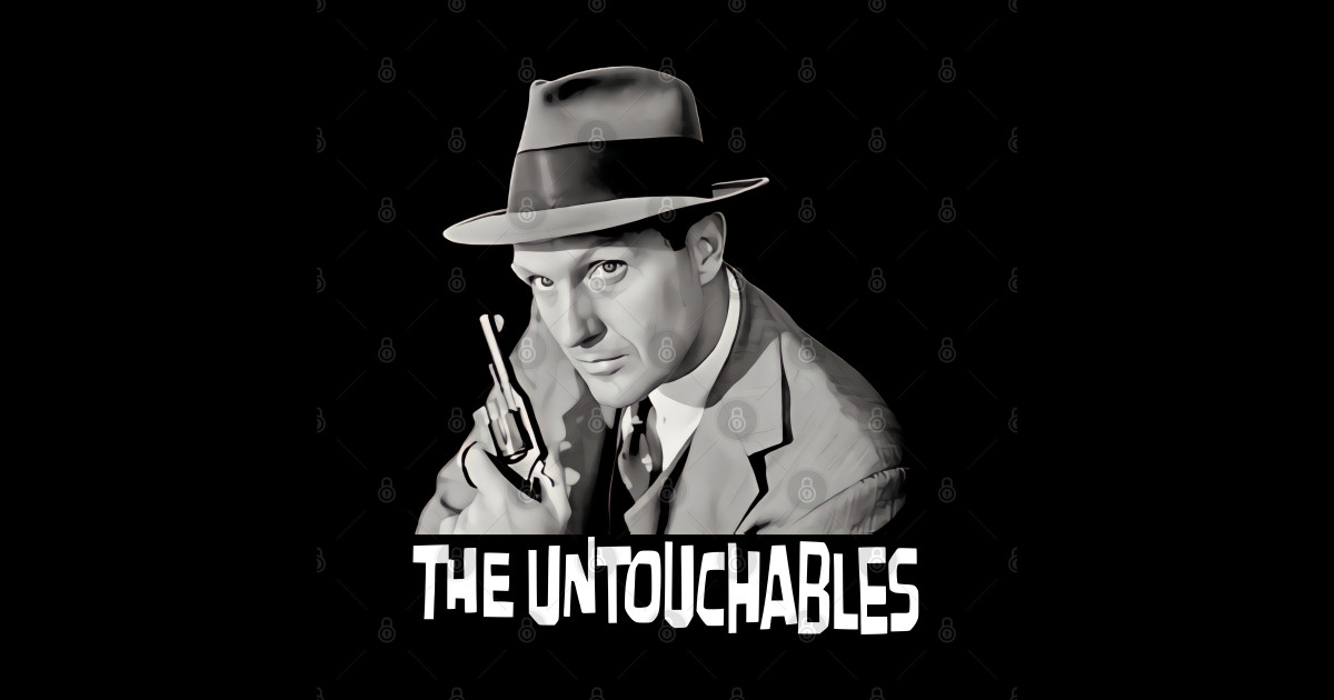 The Untouchables - Robert Stack - Classic Tv Shows - Sticker | TeePublic