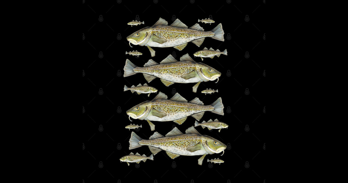 Cod fish - Cod - Sticker | TeePublic