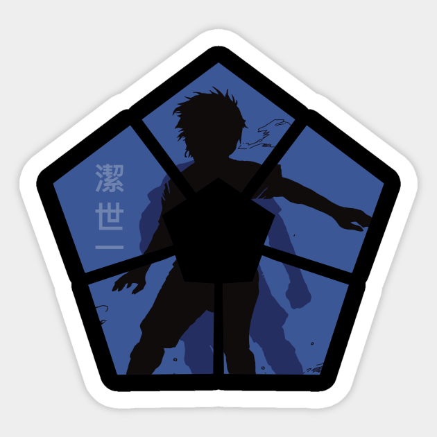 Blue lock anime characters silhouette in blue lock logo shape - Blue ...