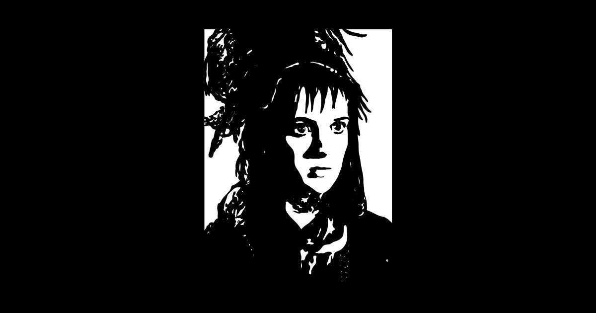 Lydia Deetz Beetlejuice Goth Movie - White Version - Tim Burton ...