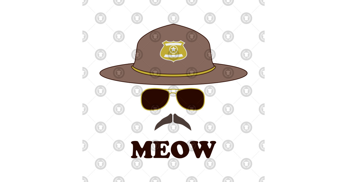 Meow Trooper - Super Troopers - Sticker | TeePublic