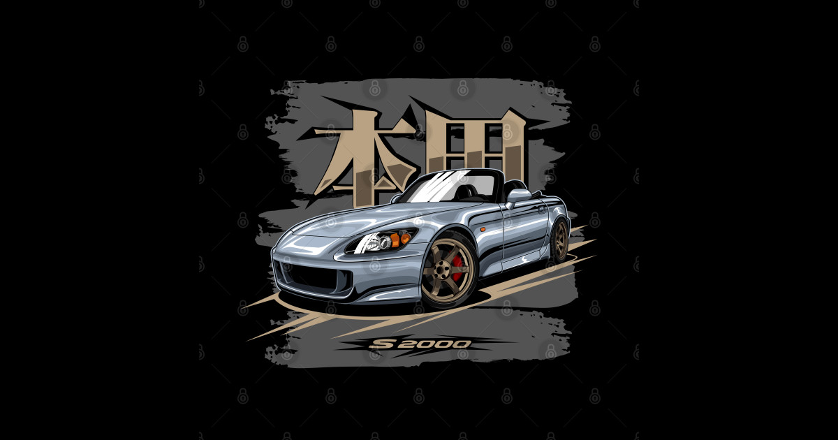 Honda S2000 AP2 Roadster - Honda S2000 - Sticker | TeePublic