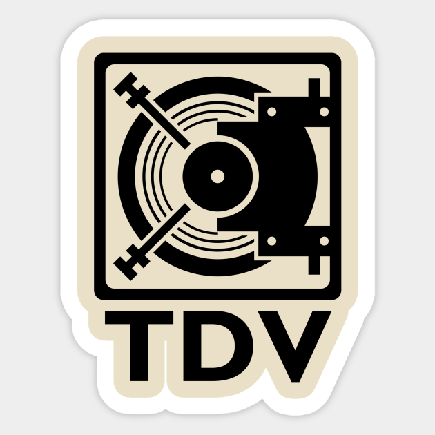 Avatar TDV Logo Black - Tdv - Sticker | TeePublic