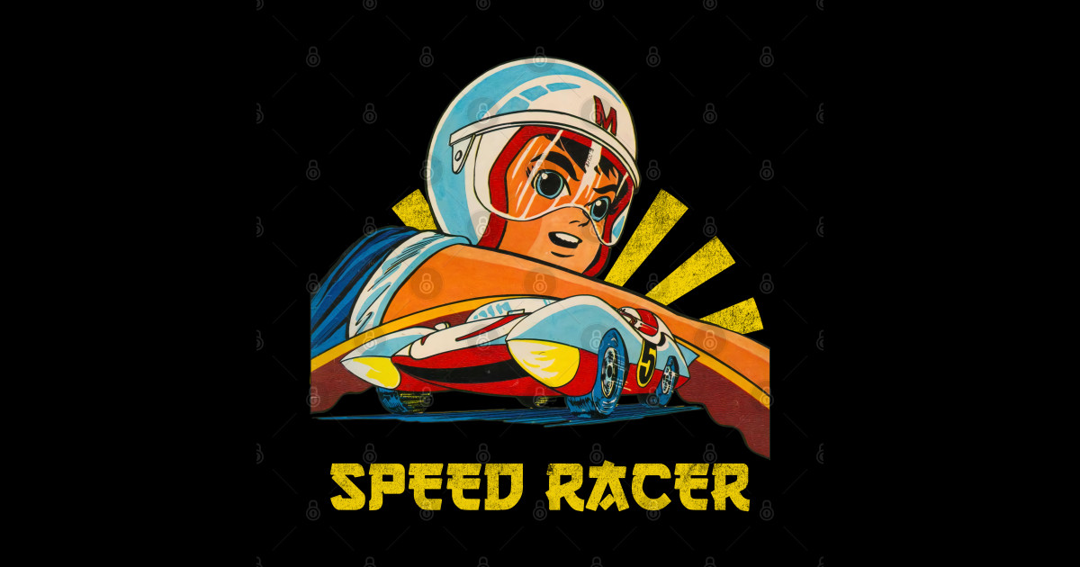 Speed Racer Retro Design - Speed Racer - Sticker | TeePublic