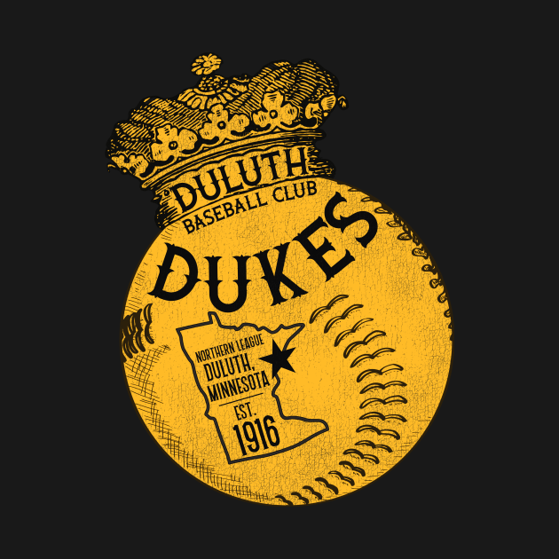 Defunct Duluth Dukes Baseball Team - Baseball - T-Shirt | TeePublic
