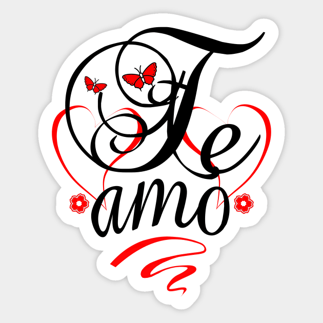 Te Amo - Te Amo - Sticker | TeePublic