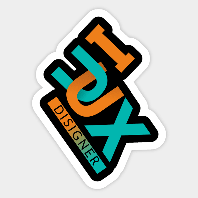 UX/UI Designer - Ux Ui Designer - Sticker | TeePublic