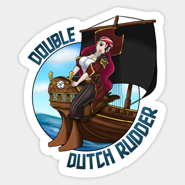 Team Double Dutch Rudder - Teamdoubledutchrudder - Sticker | TeePublic