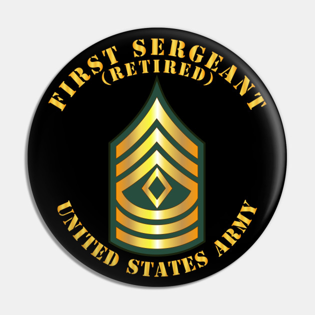 Army - First Sergeant - 1SG - Retired - Army First Sergeant 1sg Retired ...
