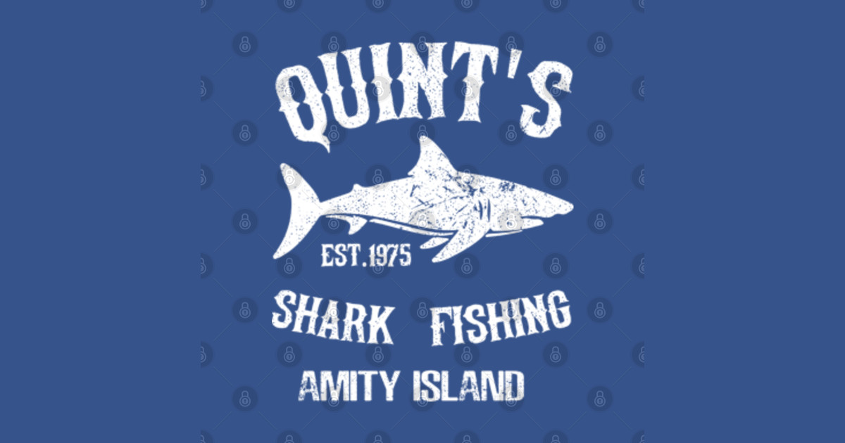 Quint's shark fishing est. 1975 Amity Island - Quints Shark Fishing Est ...