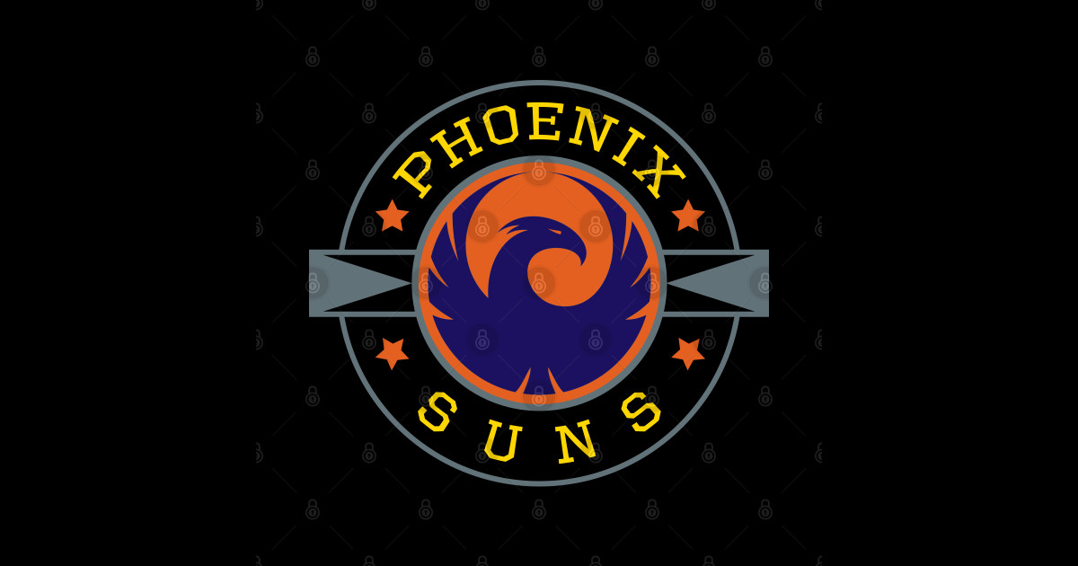 Phoenix Suns Basketball Team Badge - Phoenix Suns - Tapestry | TeePublic