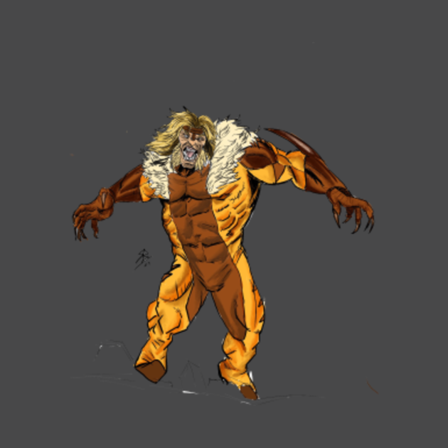 Sabertooth 90s - Xmen - T-Shirt | TeePublic