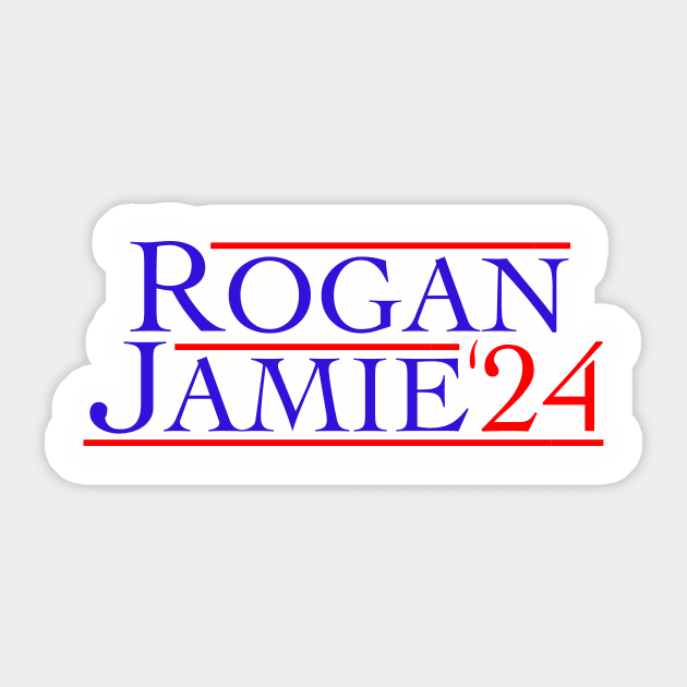 Joe Rogan & Jamie Vernon 2024 - Joe Rogan - Sticker | TeePublic