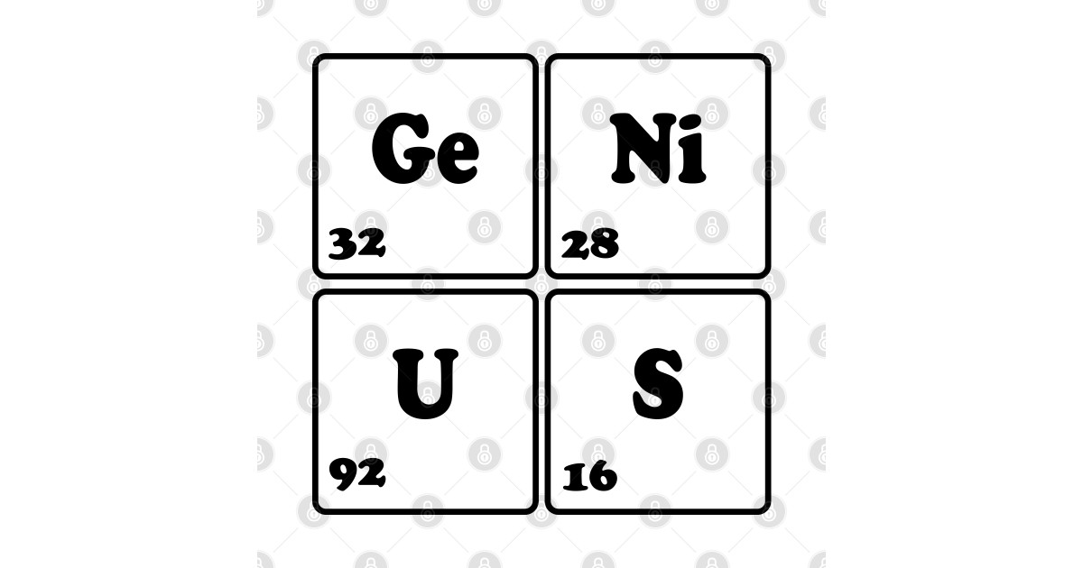 Genius Periodic Table Elements - Genius Periodic Table Elements - T ...
