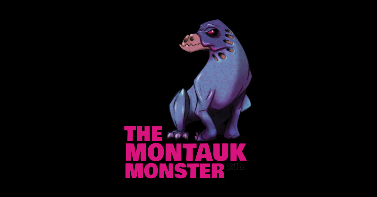The Montauk Monster - Montauk Monster - Sticker | TeePublic