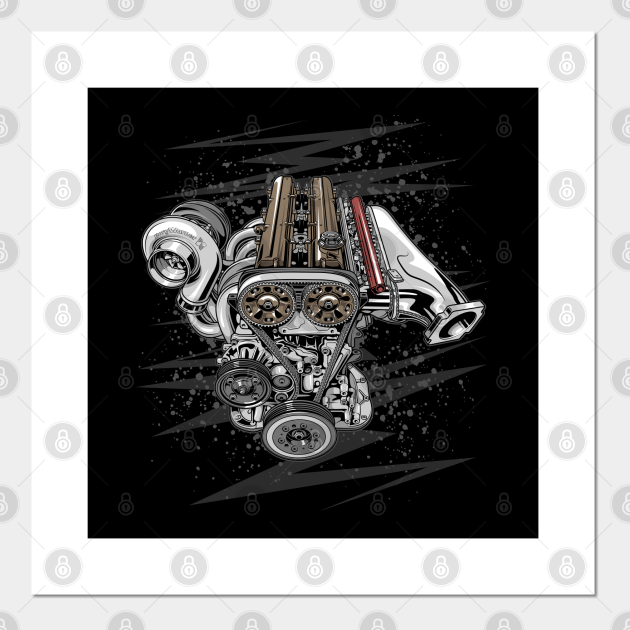Toyota 2jz gte engine - Toyota 2jz Gte - Posters and Art Prints | TeePublic