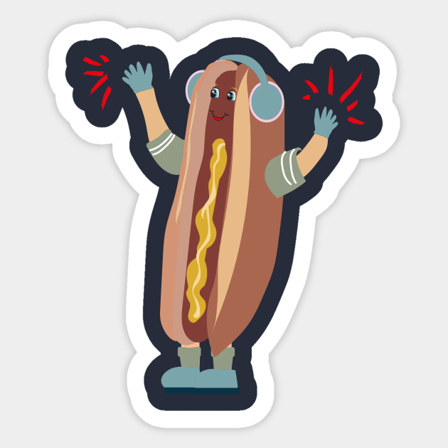 dancing hot dog