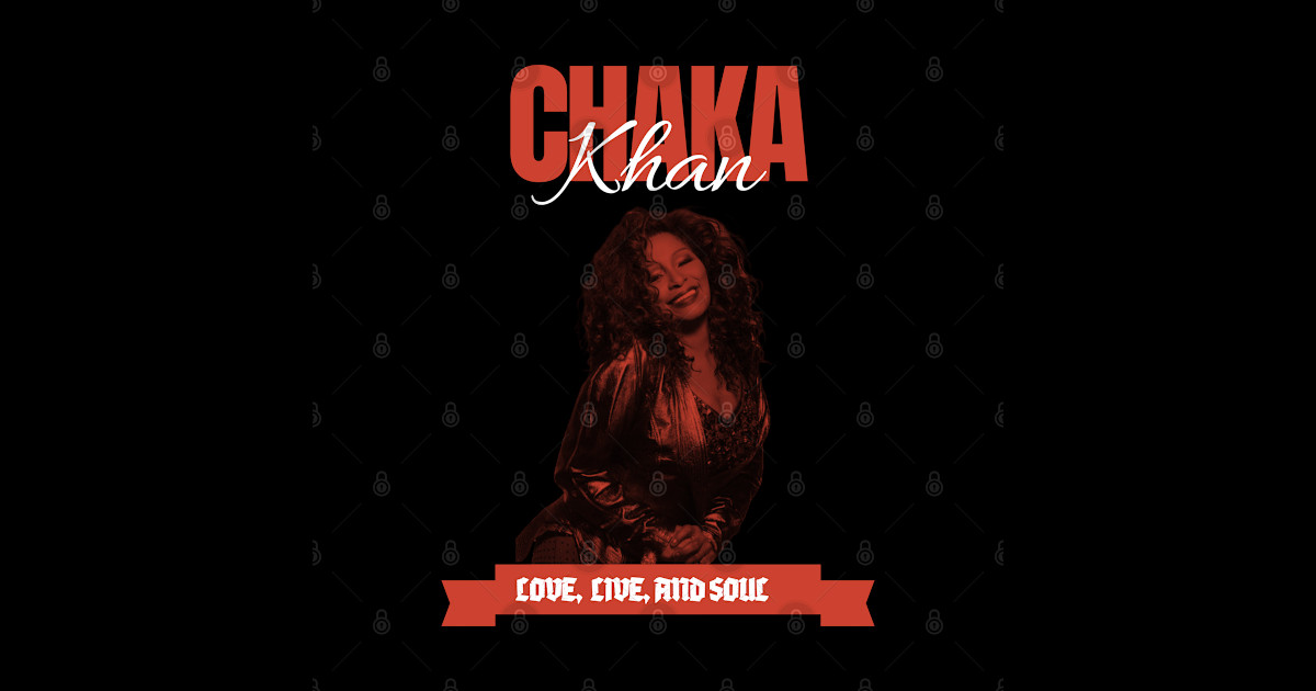 Chaka Khan / Retro Style - Chaka Khan - Sticker | TeePublic