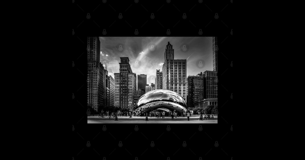 The Chicago Bean - The Bean - Sticker | TeePublic