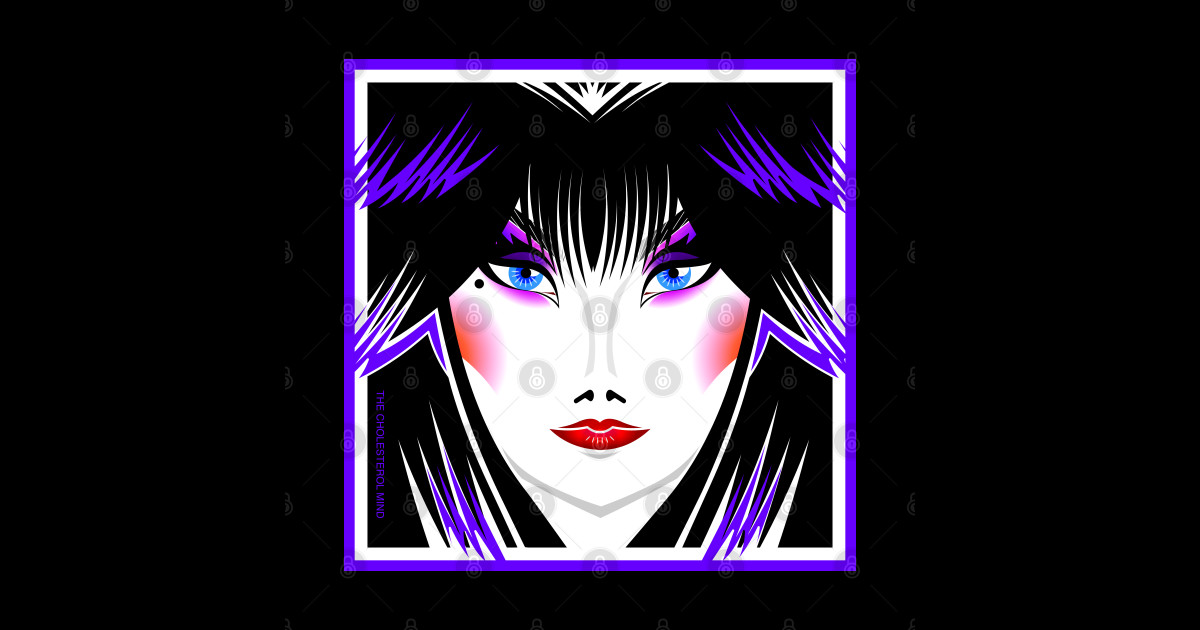 ELVIRA: PORTRAIT POP ART - Elvira Mistress Of The Dark - Sticker ...