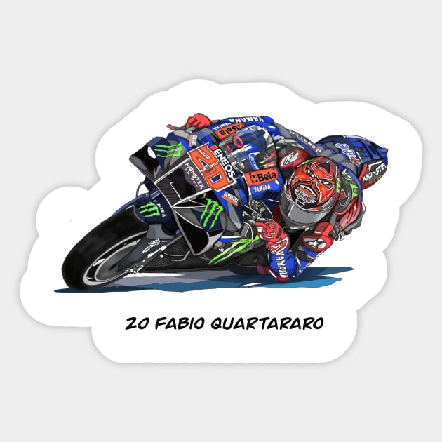 Drawing/Sketching MotoGP Team No 20 - Motogp - Sticker | TeePublic