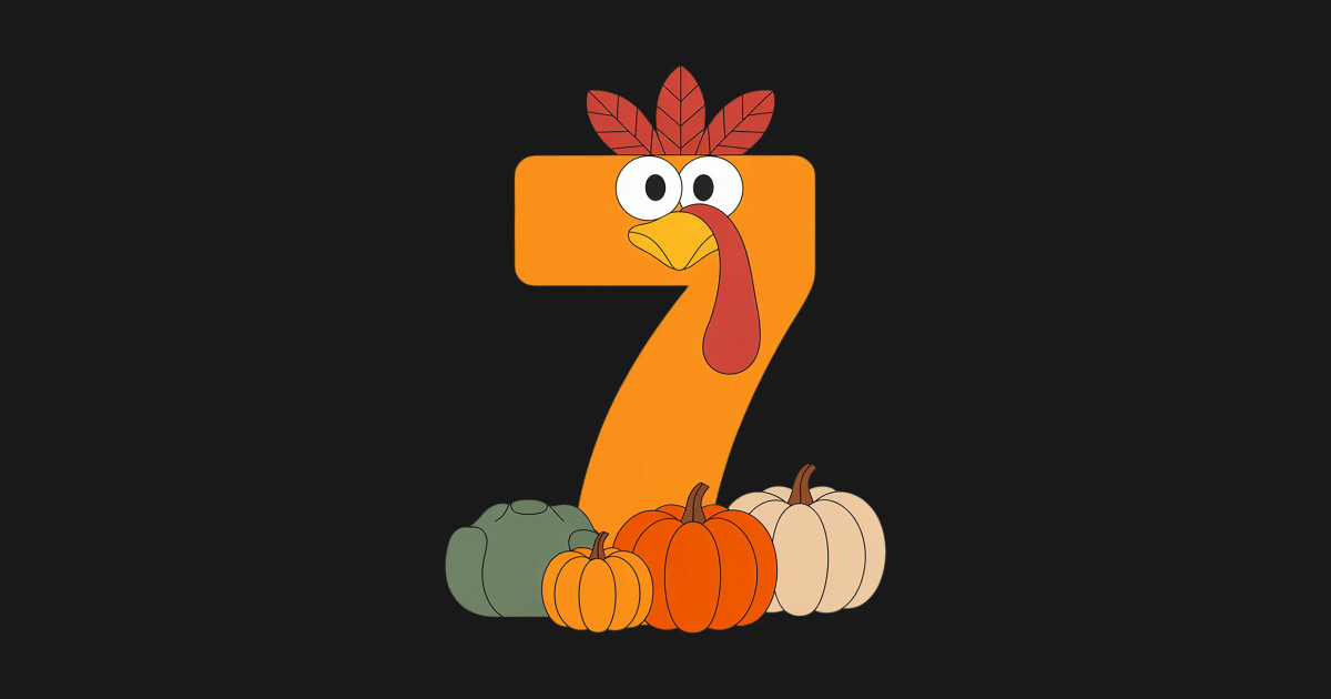 Number 7 Fun Meme Saying 6 7 Six Seven Thanksgiving Costume - 67 - T ...