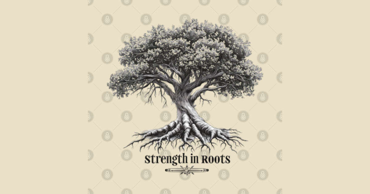 Steadfast Roots: Tree of Strength Design - Strength Training - T-Shirt | TeePublic