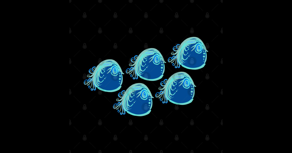 Sea blobs - Sea - Sticker | TeePublic